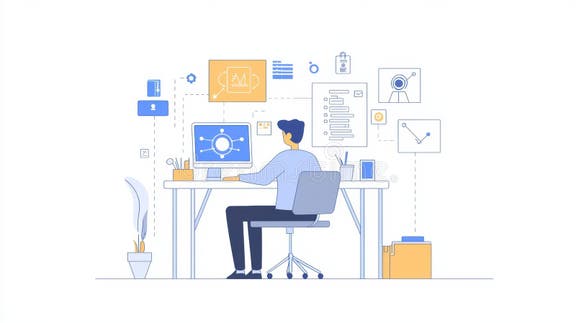 A Dedicated Man Providing Optimized Technical Support and Customer ...