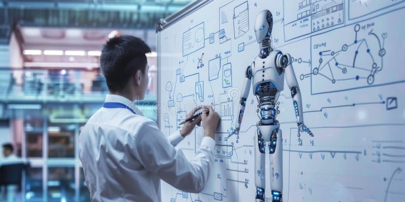 A Dedicated Scientist is Deeply Engaged in Analyzing Intricate Data ...