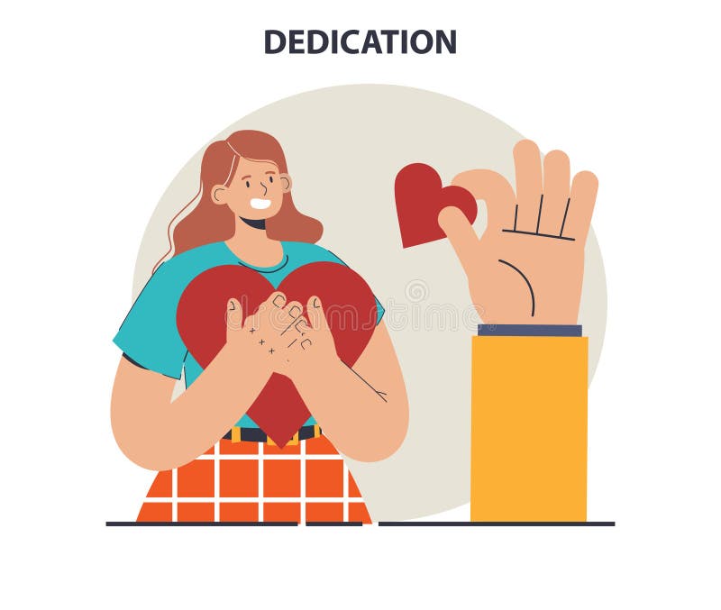 Dedication Concept. Character Corporate Loyalty and Personal Stock ...