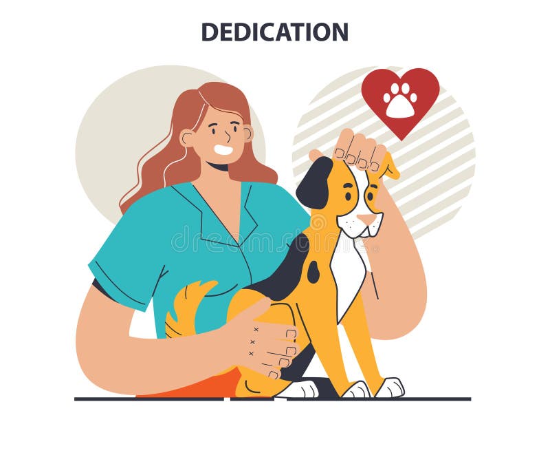 Dedication Concept. Characters Corporate Loyalty and Personal Stock ...