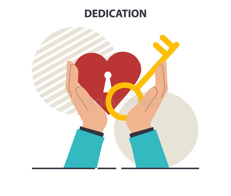 Dedication Concept. Corporate Loyalty and Personal Commitment Stock ...