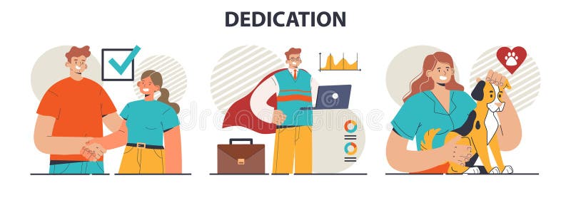 Dedicated Characters Stock Illustrations – 57 Dedicated Characters ...