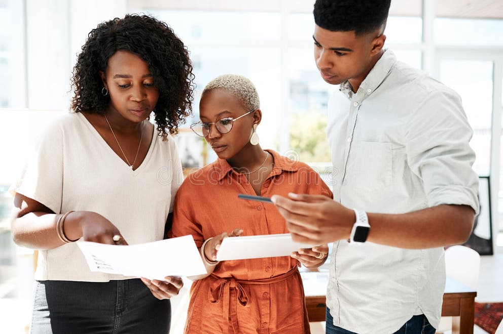 Dedication Will Keep You at the Top. a Group of Businesspeople Going ...