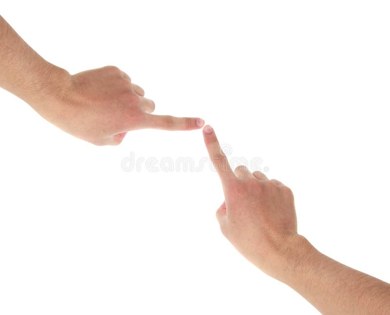 Dedo do ponto do toque foto de stock. Imagem de impulso - 36197582