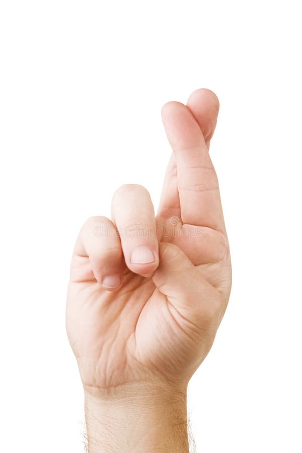 Dedos cruzados imagen de archivo. Imagen de modelo, cruz - 16722441
