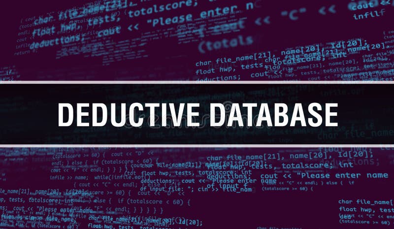 Deductive Database Concept With Random Parts Of Program Code Deductive Database With