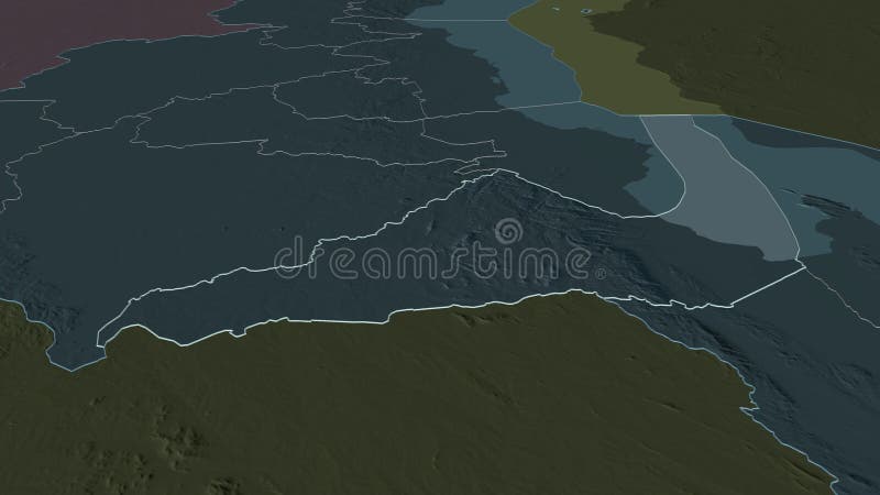 Dedza, Malawi - Outlined. Administrative Stock Illustration ...