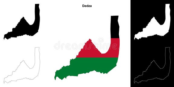 Dedza outline map stock vector. Illustration of territory - 356520637