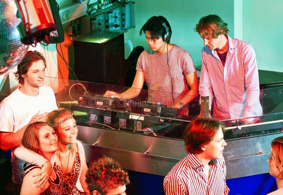 Dee Jay Booth stock image. Image of party, club, entertainment - 13086259