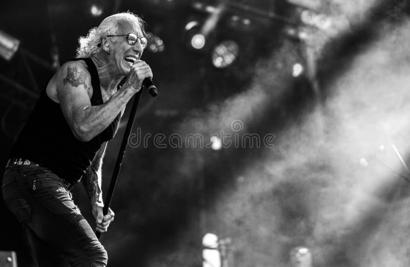 Dee Snider Vive En El Concierto 2017 Imagen de archivo editorial ...