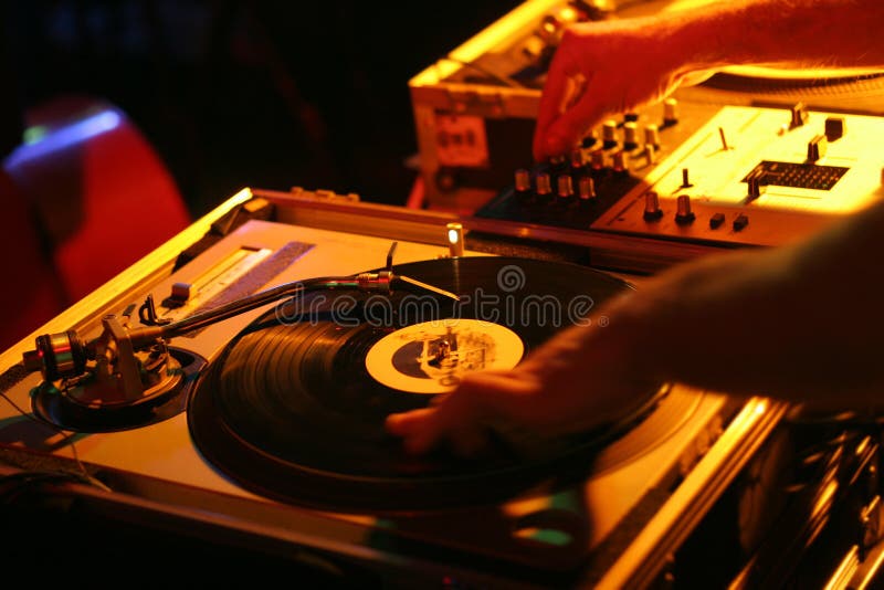 Deejay stock photo. Image of work, motion, mashup, tecnics - 8341288