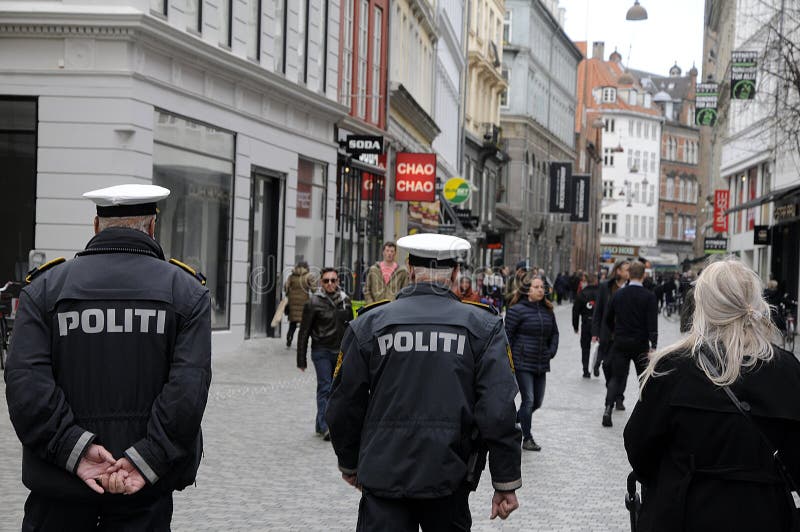DEENSE POLITIE DANSK POLITI Redactionele Afbeelding - Image of ...