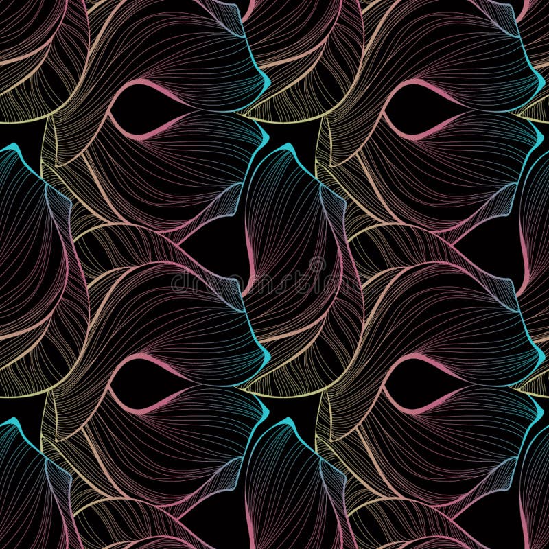 Deep abstract pattern stock vector. Illustration of endless - 142432676