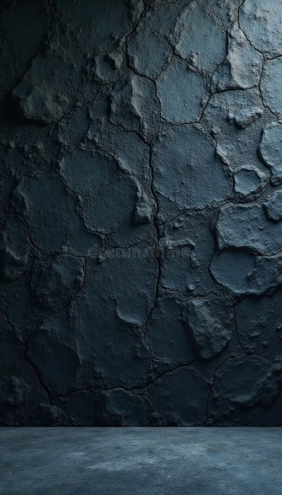 Deep Anthracite Concrete Rugged Stone Backdrop Black Stone Dark Grey Material Texture Stock ...