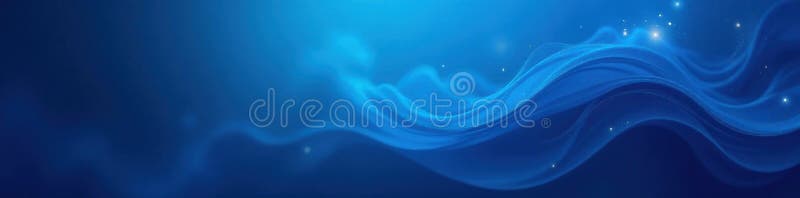 Deep Azure Abstract Backdrop, Subtle Light Effects, Presentation ...
