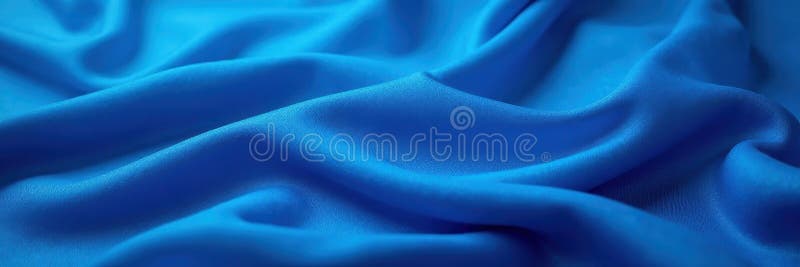 Deep Azure Cloth Billows, Creating Dynamic Folds , Elegant, Shadow ...