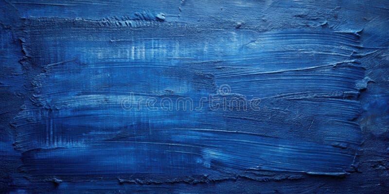 Deep Azure Textured Surface Abstract Background with Brush Strokes and ...