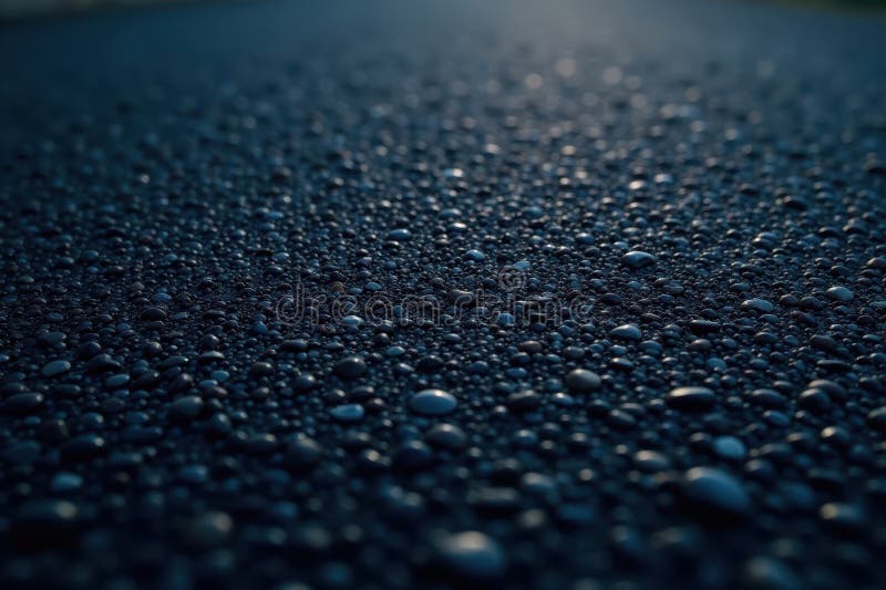 Deep Black Asphalt, Fine Granular Detail, Uneven Surface, Asphalt ...