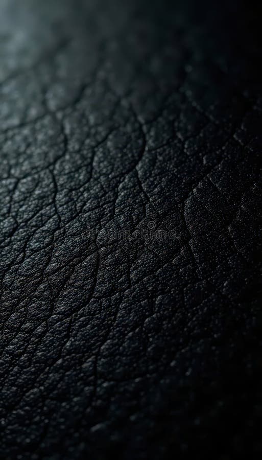 Deep Black Leather, Subtle Grain, Luxurious Sheen, Background, Smooth ...