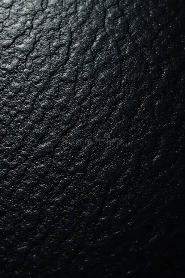 Deep Black Leather Textured Grain Subtle Shine Leather Texture Full ...