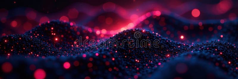Deep Black Pixels Forming a High Tech, Abstract Pattern , Black ...