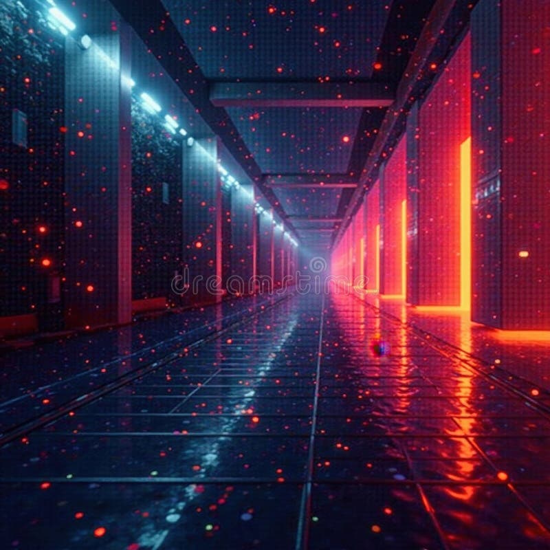 Deep Black Pixels, Sharp Geometric Shapes Sleek, Futuristic Design ...