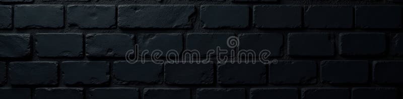 Deep Black, Seamless Brick Texture High Resolution, Matte Finish , Elegant, Clean, Architecture ...