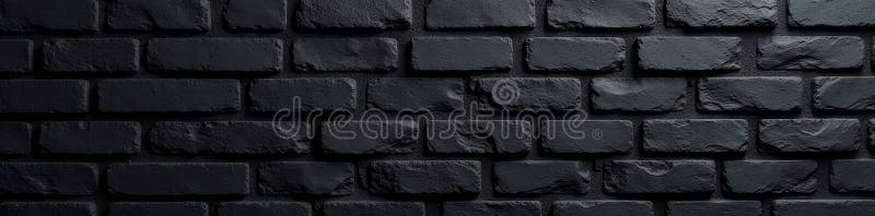 Deep Black, Seamless Brick Texture High Resolution, Matte Finish ...