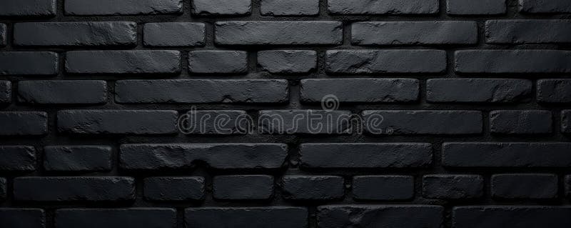 Deep Black, Seamless Brick Texture High Resolution, Matte Finish ...