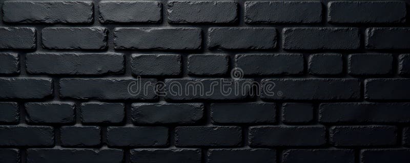 Deep Black, Seamless Brick Texture High Resolution, Matte Finish ...