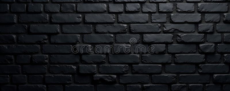 Deep Black, Seamless Brick Texture High Resolution, Matte Finish ...