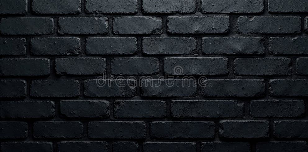Deep Black, Seamless Brick Texture High Resolution, Matte Finish ...