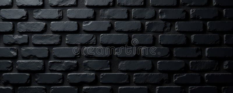 Deep Black, Seamless Brick Texture High Resolution, Matte Finish ...