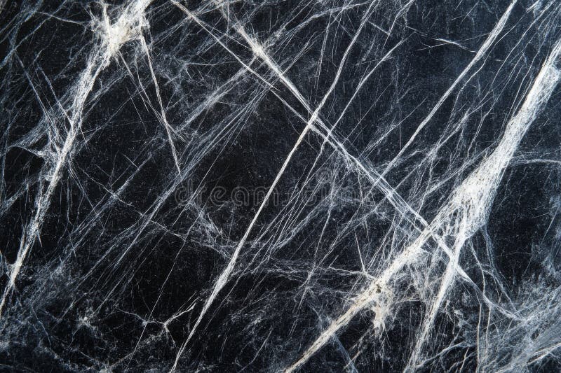 A Deep Black Surface Serves As the Background for an Abstract Scratch ...