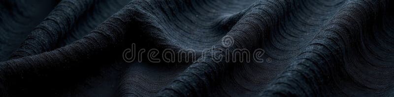 Deep Black Textile, Woven Texture with Subtle Sheen, Woven Texture ...