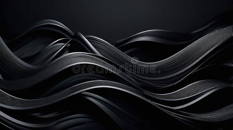 Deep Black Textured Abstract Wallpaper Stock Illustration ...