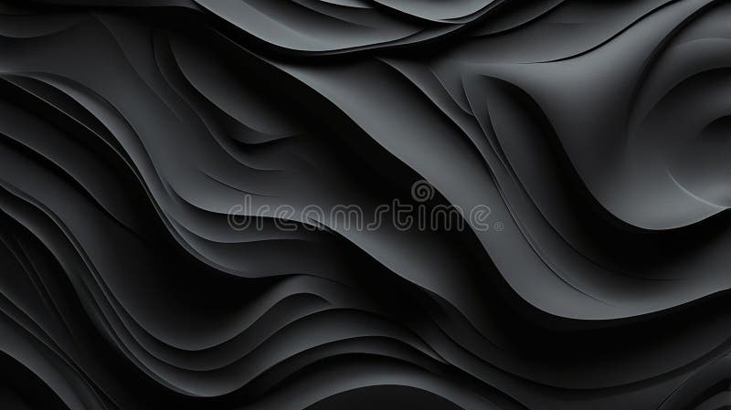Deep Black Textured Abstract Wallpaper Stock Illustration ...