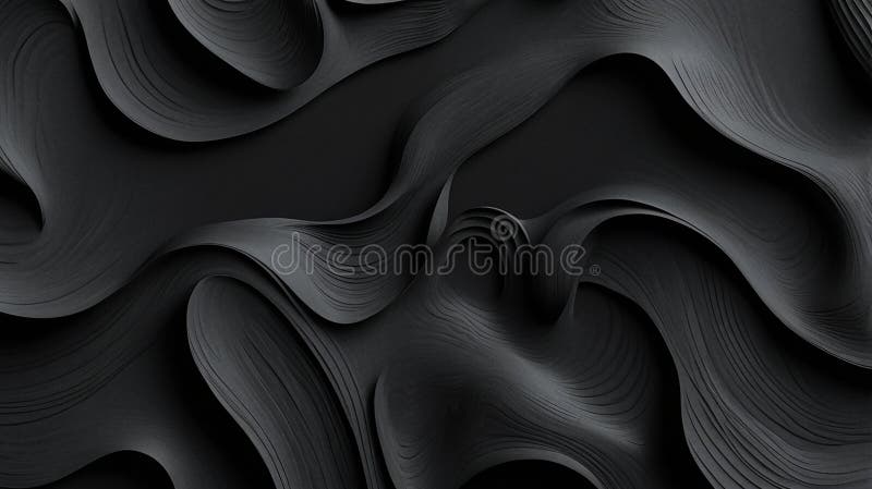 Deep Black Textured Abstract Wallpaper Stock Illustration ...