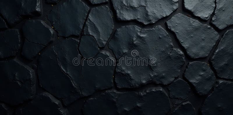 Deep Black, Uneven Stone Backdrop Heavy Grain, Gritty Surface , Slate ...