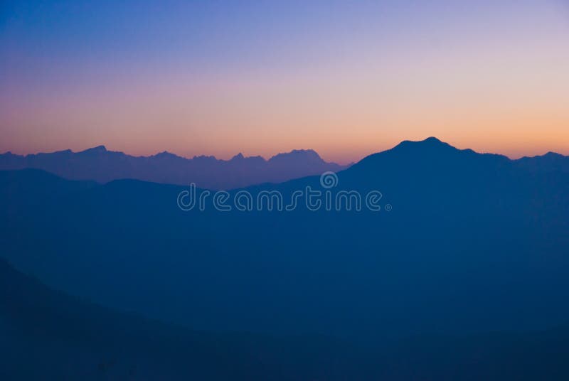 Deep blue stock photo. Image of field, beautiful, mist - 8759444