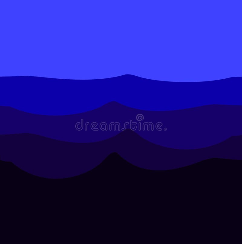 Deep Blue Abstract Background. Stock Vector - Illustration of ...