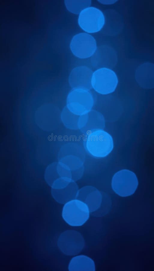 Deep Blue Abstract Bokeh Backdrop, Dark Tones, Ample Copy Space ...