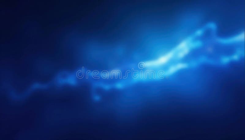 Deep Blue Abstract Light, Radiating Energy, Blurred Motion, Digital Art ...