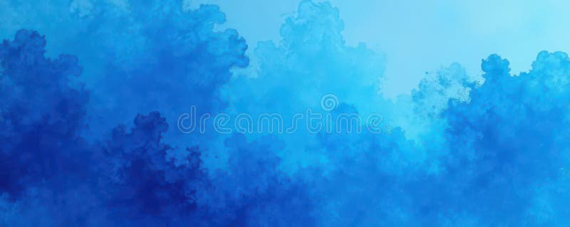 Deep Blue Abstract Watercolor Texture, Ideal for Digital Backgrounds ...