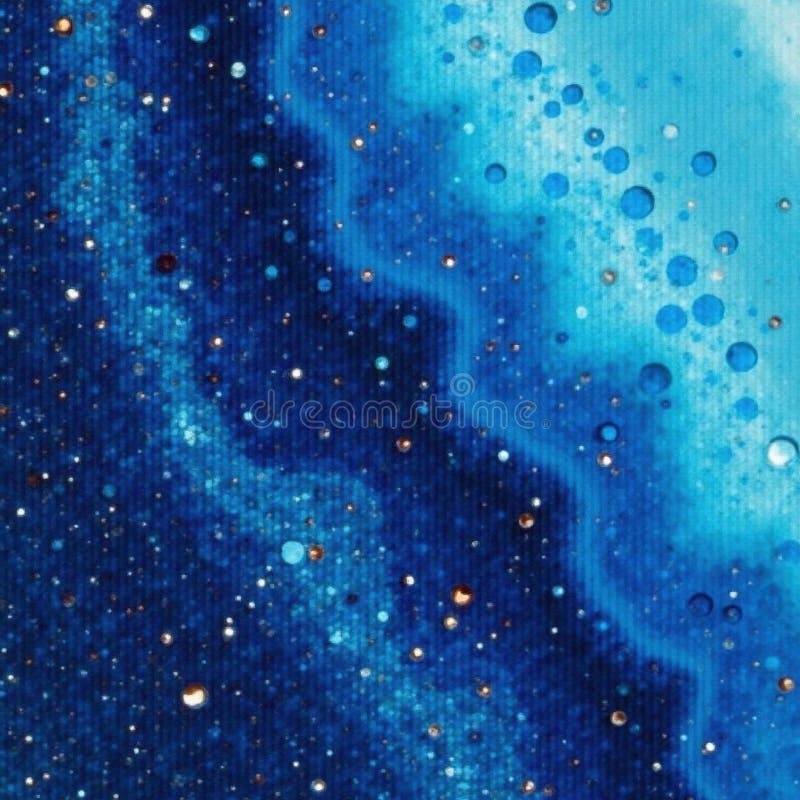 Deep Blue Acrylic Pour, Thick Texture, Cell Formation, Thick, Blue ...