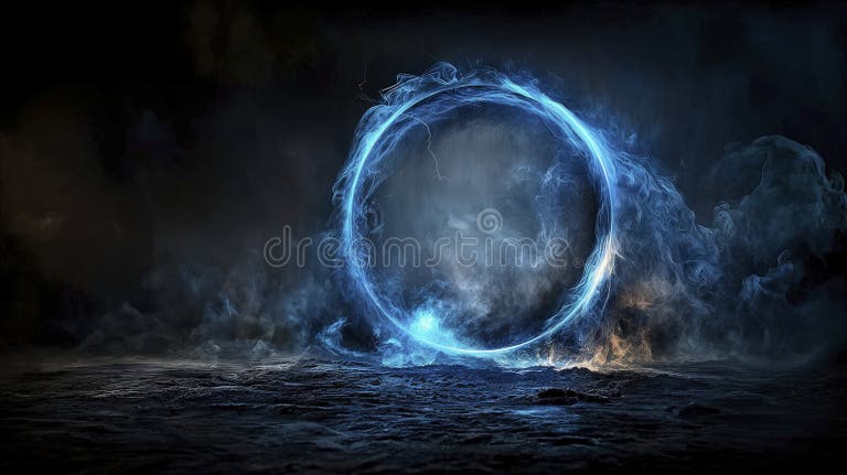 A Deep Blue Arc Pulls Together Ethereal Elements in a Cosmic Void ...