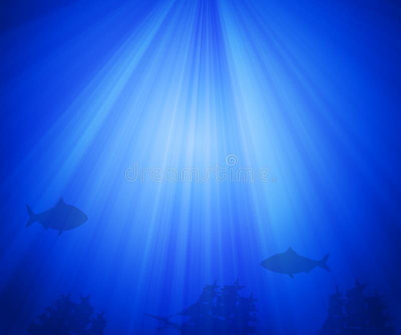 Deep blue background stock illustration. Illustration of ocean - 23903627