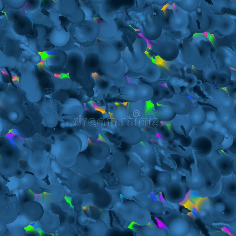 Deep Blue Background with Circle Pattern. Night Sky Imitation Stock ...