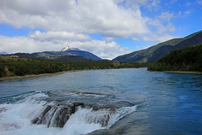 Deep Blue Baker River, Chile Stock Photo - Image of freshwater, america ...