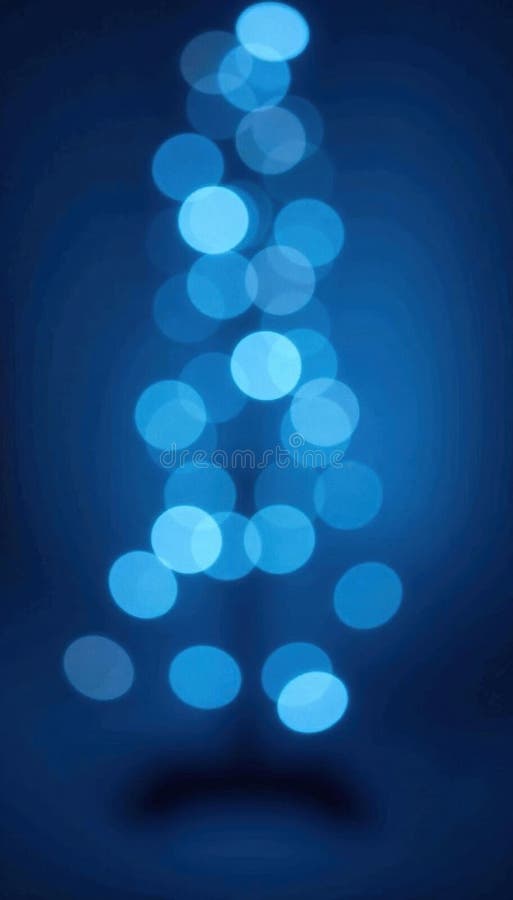 Deep Blue Bokeh Backdrop, Shimmering Holiday Glow, Celebration, Magical ...